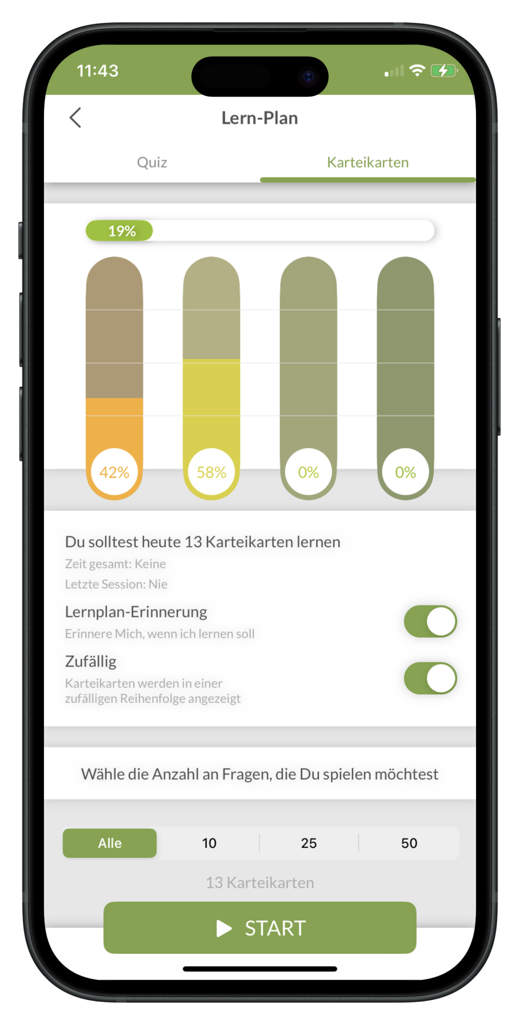 NTG Basisqualifikation - Lern App mit Quiz und Karteikarten