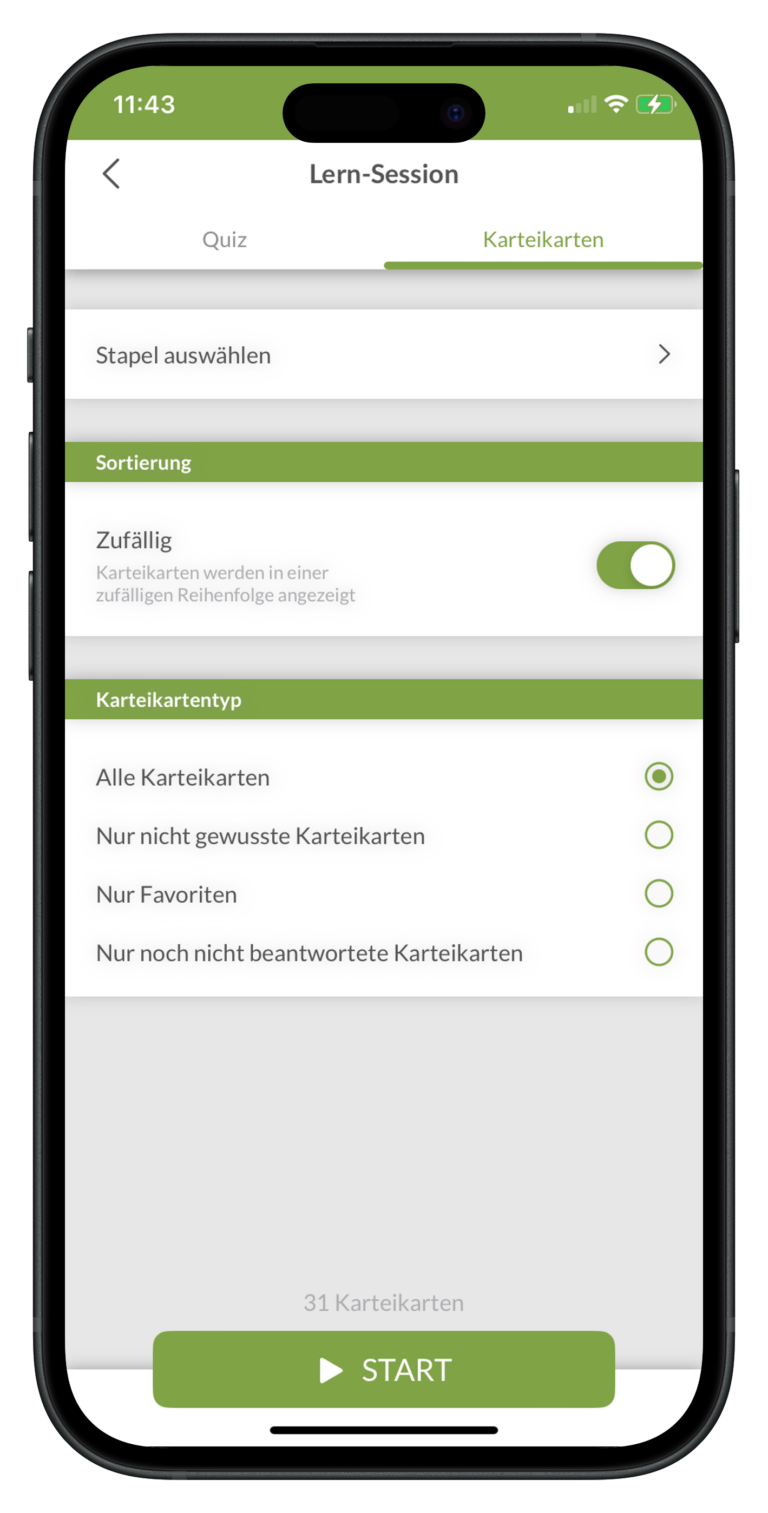NTG Basisqualifikation - Lern App mit Quiz und Karteikarten